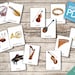 MUSICAL INSTRUMENTS • 32 Editable Montessori Cards • Flash Cards ...