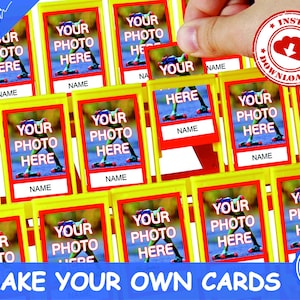 Make Your Own Cards • Custom Template Editable Insert Cards ...