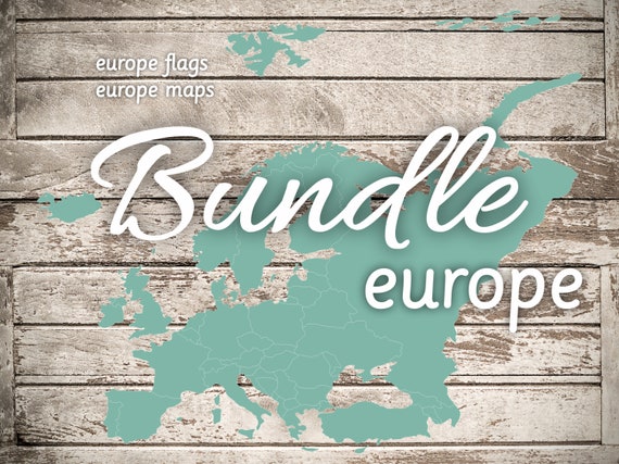 BUNDLE EUROPE flags Maps 114 Editable Montessori Cards | Etsy