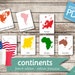 CONTINENTS of the WORLD French Edition • 8+8+8 French and English ...