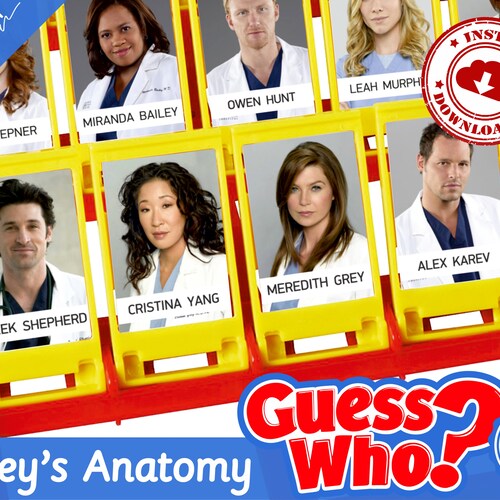 Grey's Anatomy Post-it - Etsy