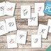 CALLIGRAPHY ALPHABET 78 Montessori Cards Flash Cards Nomenclature ...