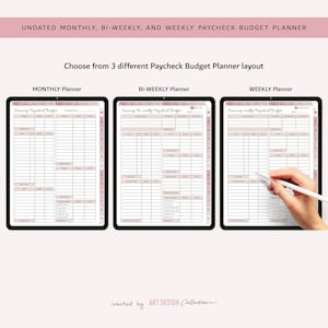 Digital BUDGET Planner, Goodnotes Digital Planner Digital Finance ...