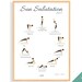 SUN SALUTATION POSTER yoga Poses Part 2 Montessori Poster - Etsy Canada