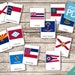 UNITED STATES FLAGS 53 Editable Montessori Cards Flash Cards ...