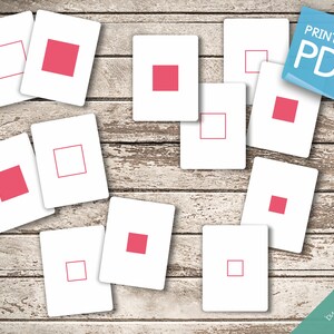 PINK TOWER Control Charts • 40 Montessori Cards • Flash Cards ...
