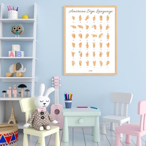 SIGN LANGUAGE • Montessori Poster • Montessori Educational ...