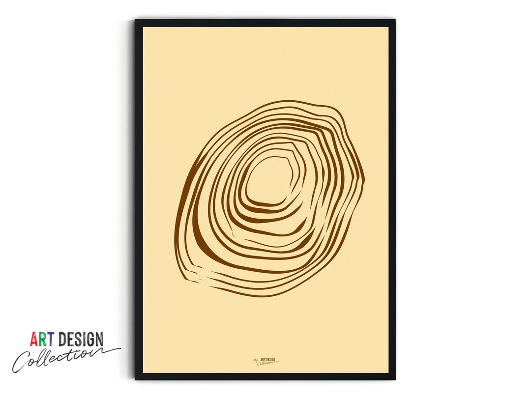 Circles Abstract Wall Art, Printable Circles Wall Art Decor ...
