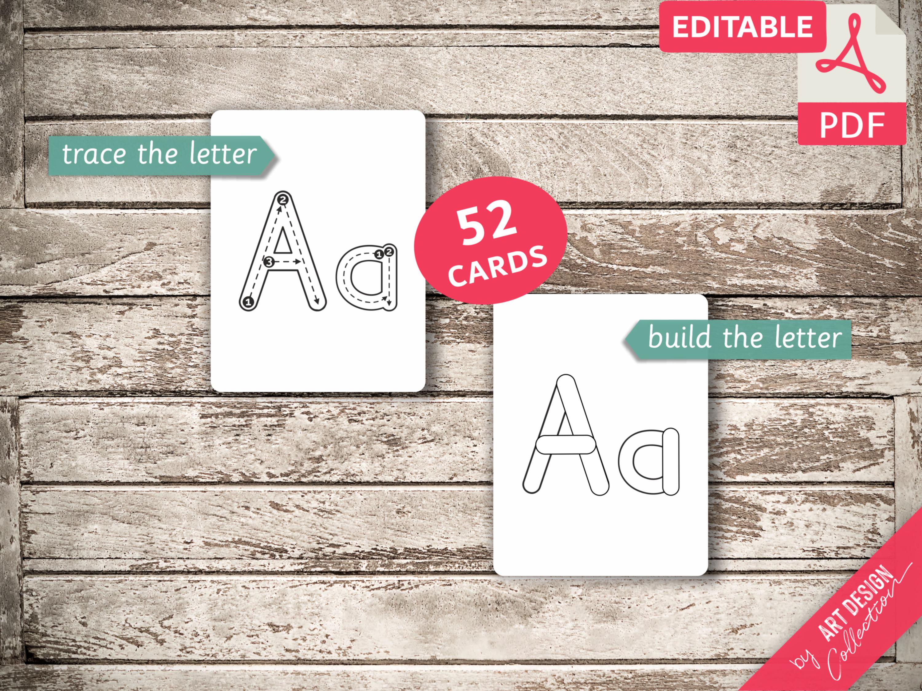BEGGINIG SOUNDS • 312 Editable Montessori Cards • Flash Cards ...