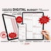 Digital Budget Planner, Dark Pink, Digital Financial Planner, Paycheck ...