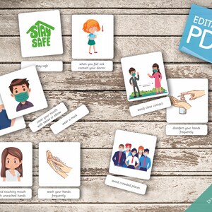 PERSONAL HYGIENE • 18 Montessori Cards • Flash Cards Nomenclature ...