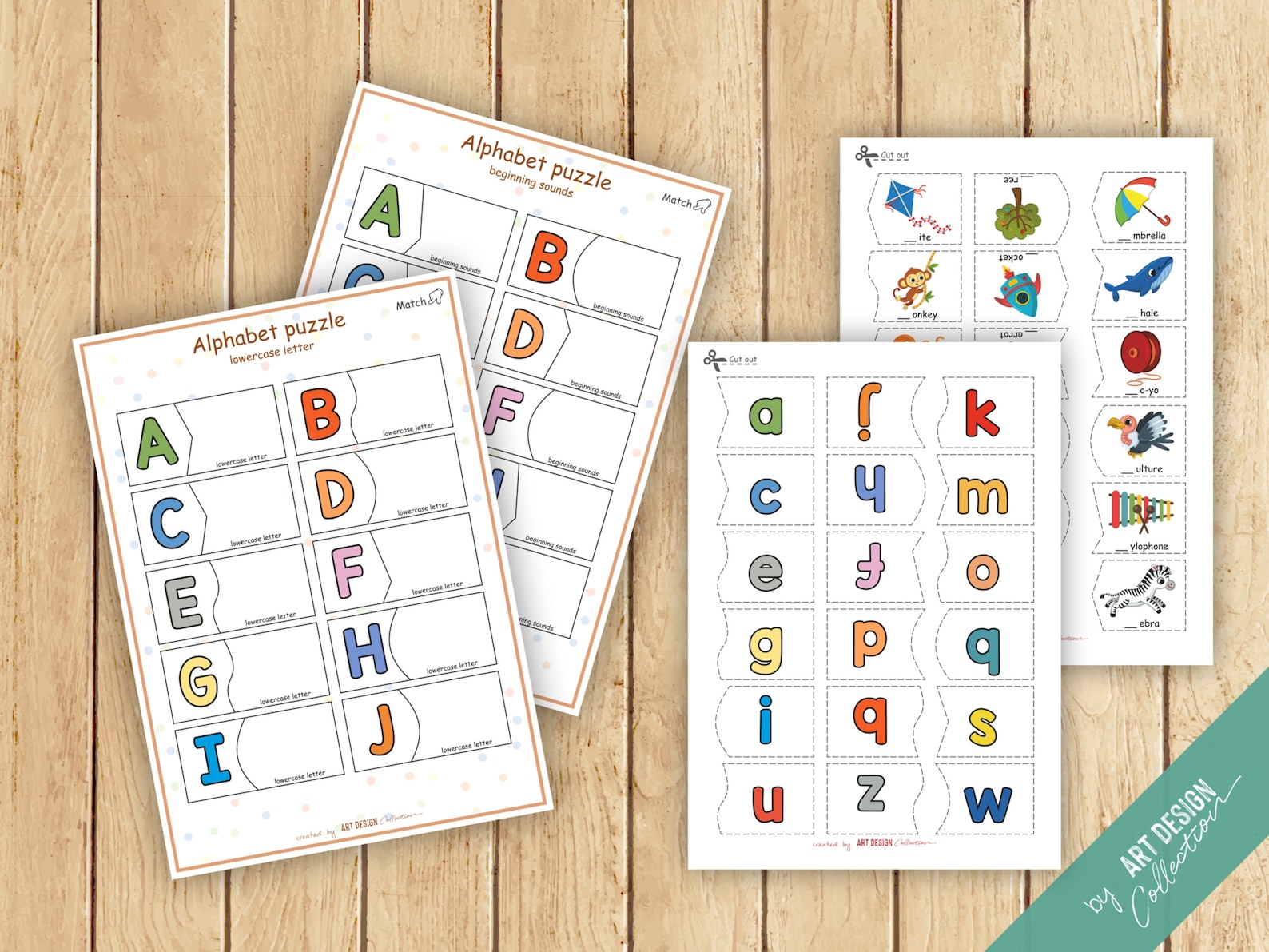 Alphabet Busy Book Printable Preschool Activity Homeschool - Etsy