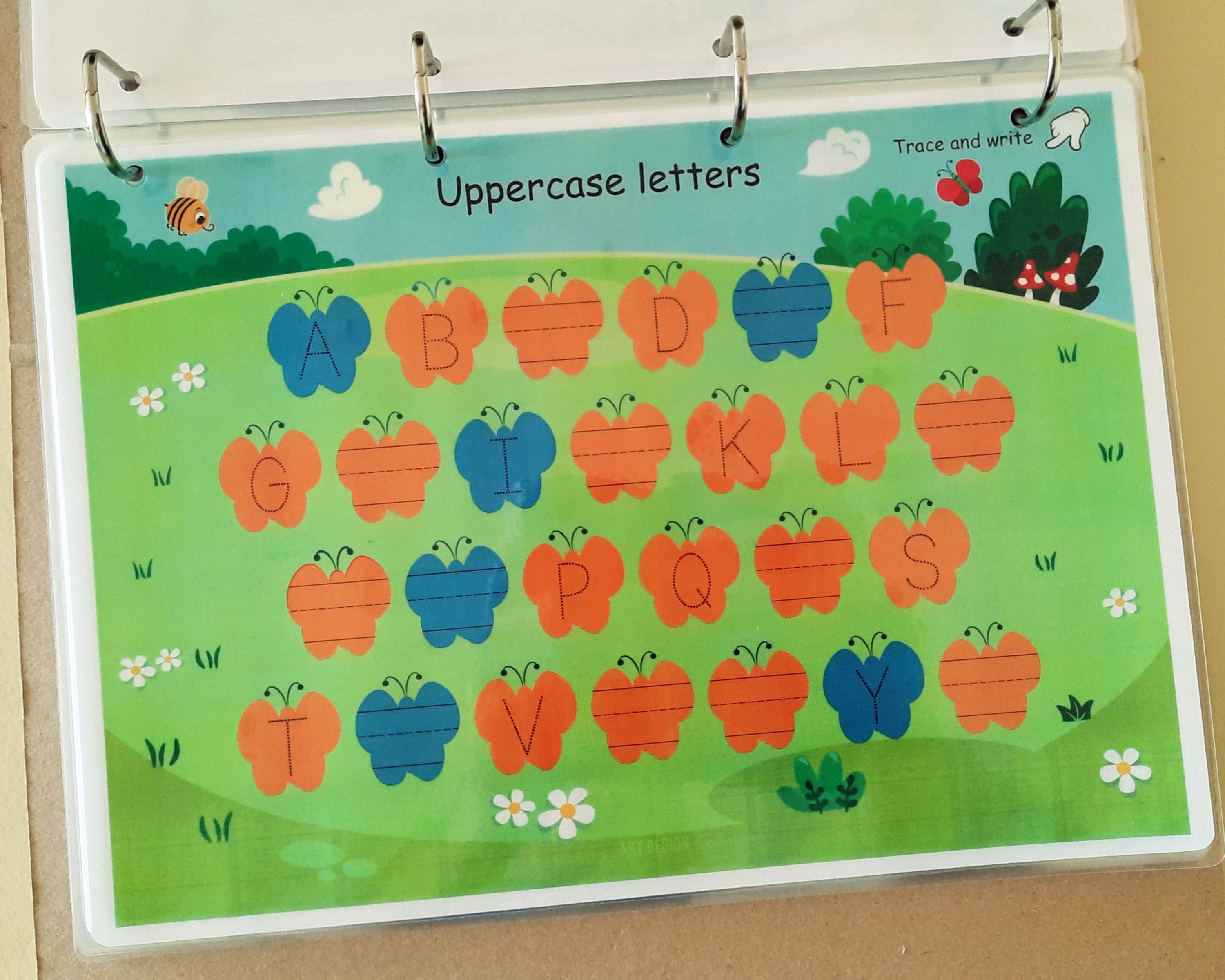 Alphabet Busy Book Printable Preschool Activity Homeschool - Etsy