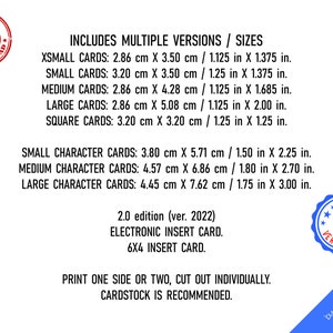 Make Your Own Cards • Custom Template Editable Insert Cards ...