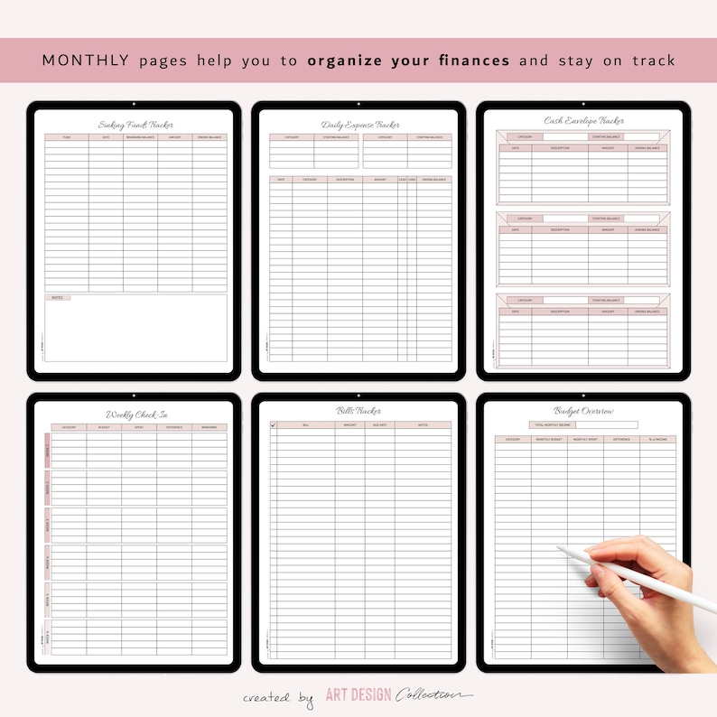 Printable BUDGET Planner Finance Planner Bi-weekly Budget - Etsy