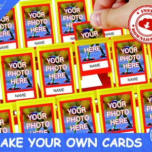 Make Your Own Cards • Custom Template Editable Insert Cards ...