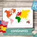 CONTINENTS of the WORLD SPANISH Edition • 8+8+8 Spanish and English ...