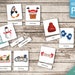 WINTER • 34 Montessori Cards • Flash Cards Nomenclature Flashcards ...