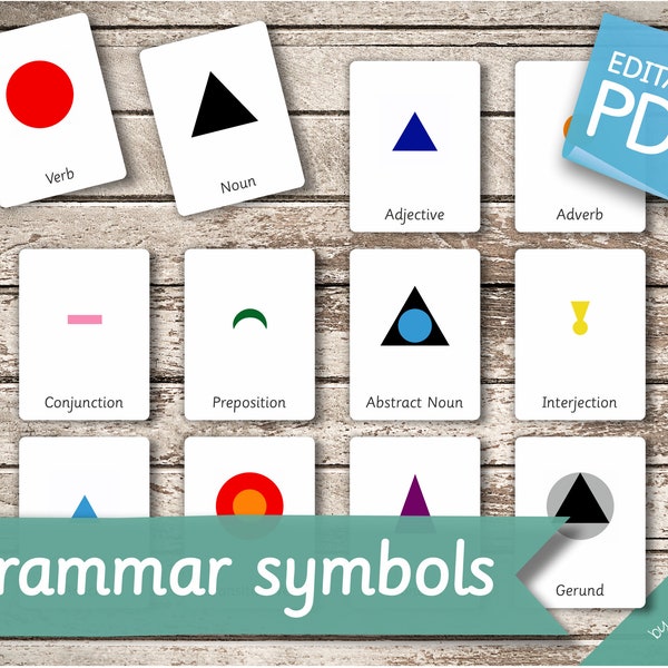 Montessori Grammar - Etsy