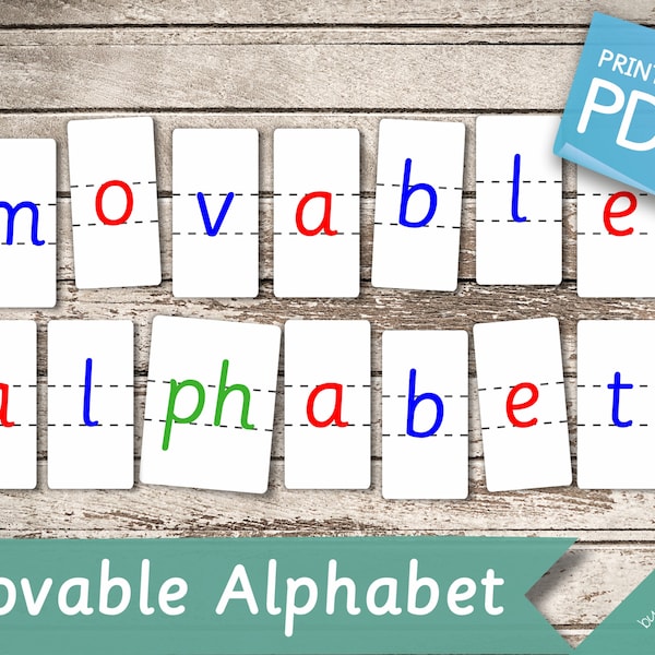 Alphabet Flash Cards - Etsy