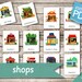 SHOPS • 30 Montessori Cards • Flash Cards Nomenclature Flashcards ...