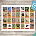 WORLD ANIMALS BOOK 7 Printable Cards 17 X 11 - Etsy