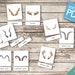 ANIMAL HORNS • 16 Montessori Cards • Flash Cards Nomenclature ...