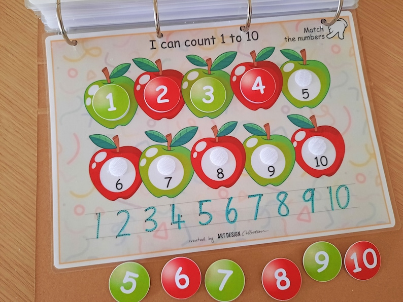 My First Busy Book Printable Preschool Activity Homeschool - Etsy