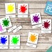 COLORS GREEK Edition 20 Greek and 20 English Editable Montessori Cards ...