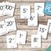 ORDINAL NUMBERS 28 Montessori Cards Flash Cards Nomenclature Flashcards ...