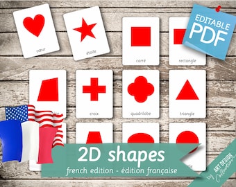 French Printable Shapes - Etsy