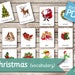 50 Christmas Flash Cards, Winter Flashcards, Christmas Educational ...