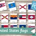 UNITED STATES FLAGS 53 Editable Montessori Cards Flash Cards ...
