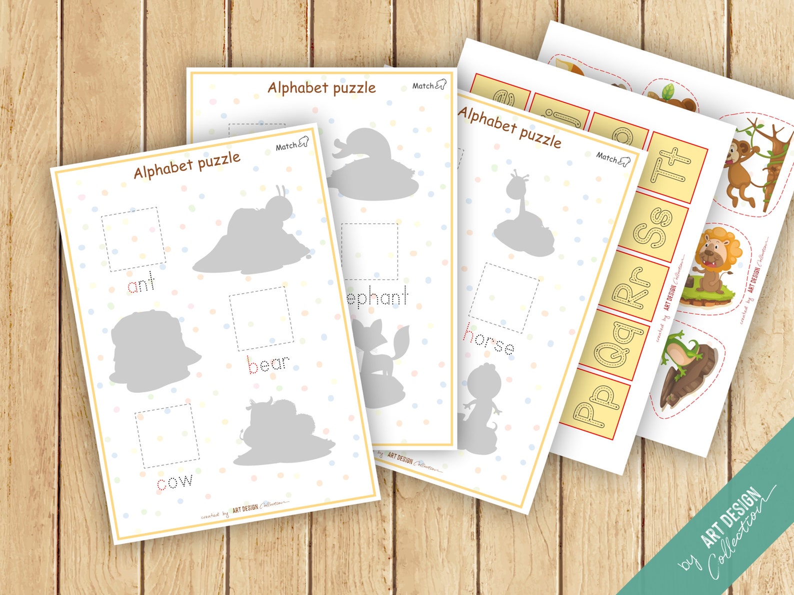 Alphabet Busy Book Printable Preschool Activity Homeschool - Etsy