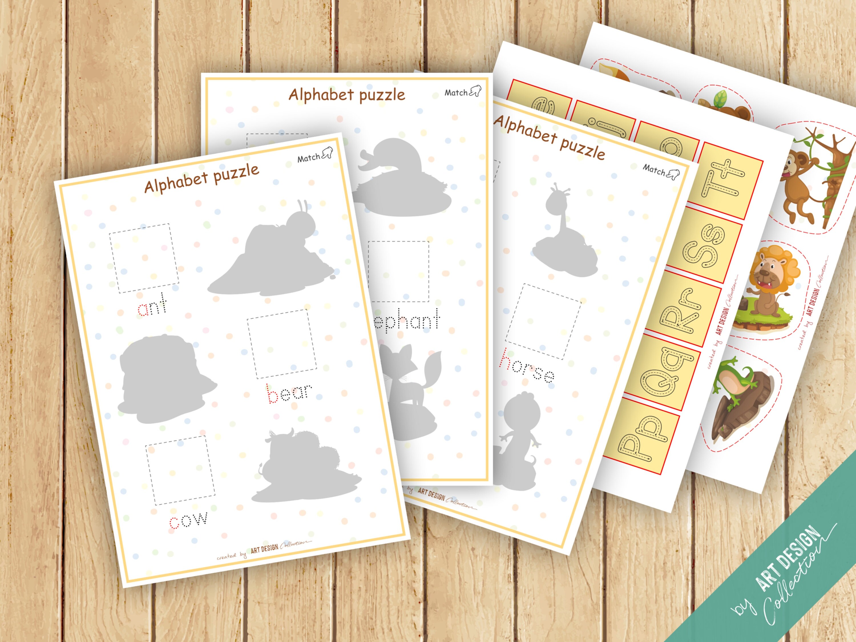 Alphabet Busy Book Printable Preschool Activity Homeschool - Etsy