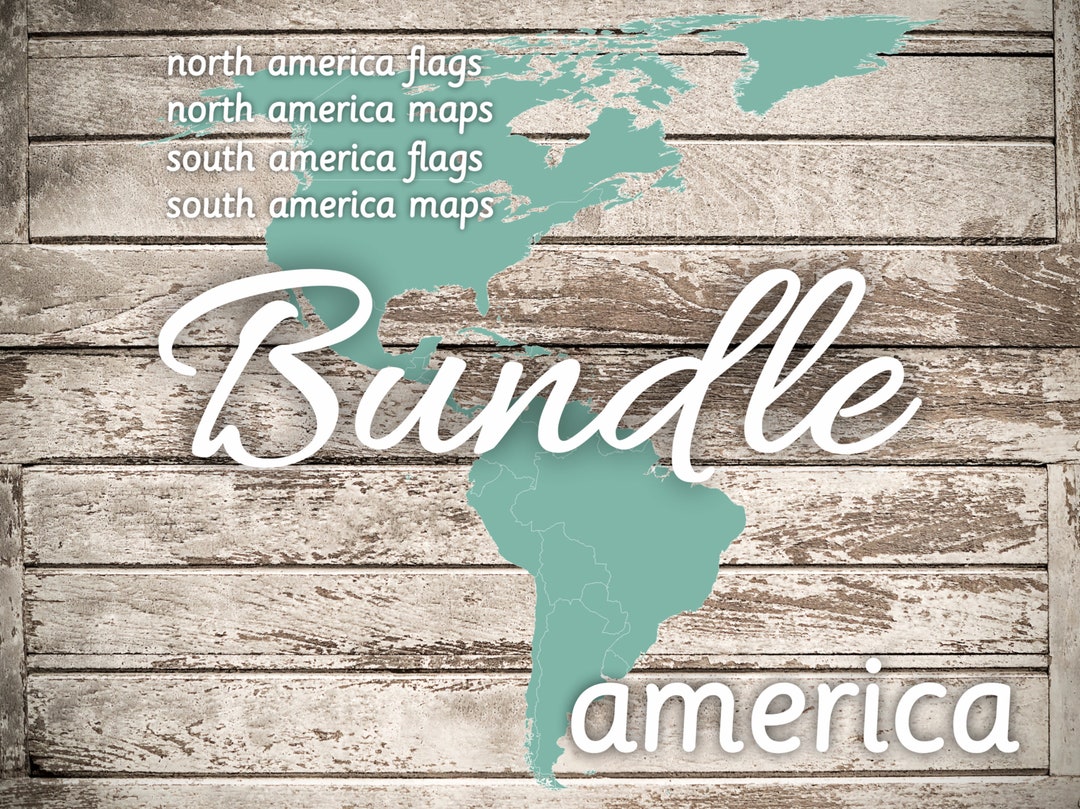 BUNDLE AMERICA (flags, Maps) • 118 Montessori Cards • Flash Cards ...