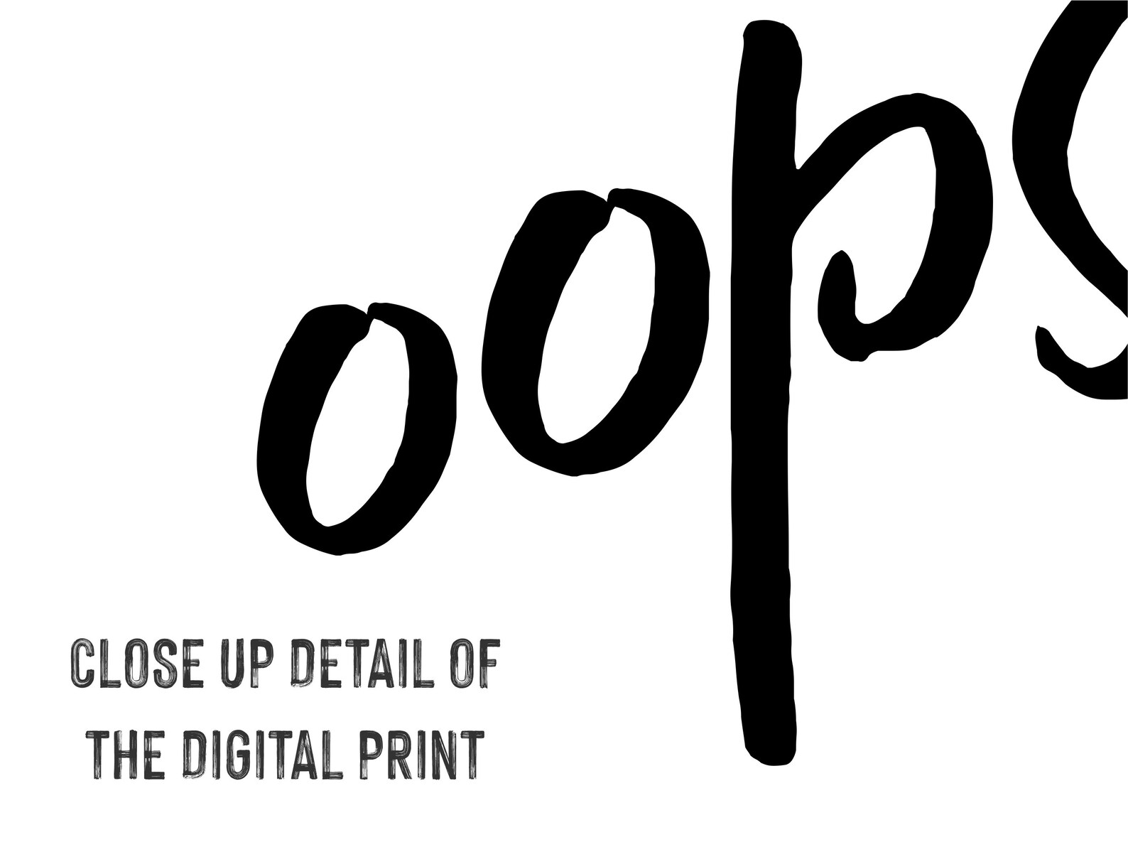 Oops Sorry Printable Wall Art Decor Downloadable Wall - Etsy