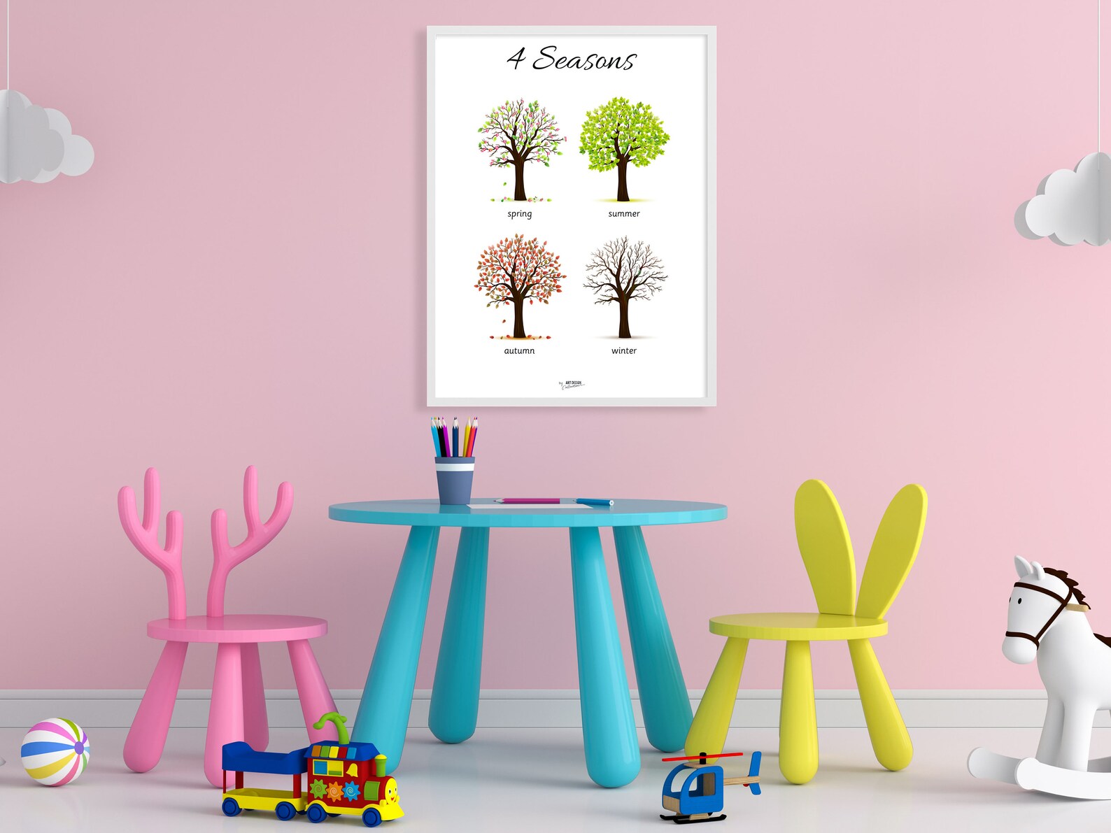 4 SEASONS POSTER Montessori Poster Montessori Educational | Etsy