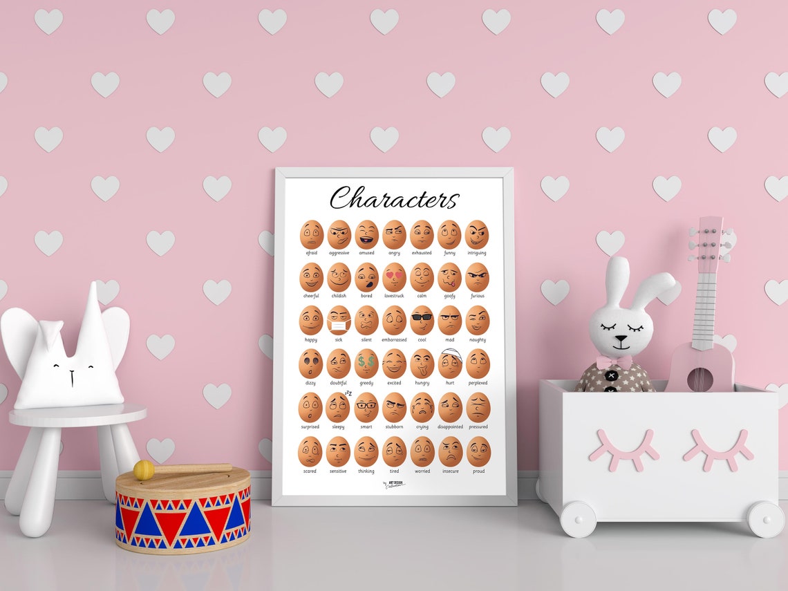 CHARACTERS POSTER • Montessori Poster • Montessori Educational ...