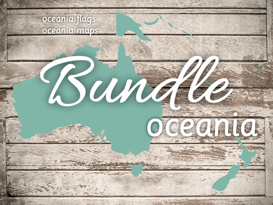 BUNDLE OCEANIA (flags, Maps) • 62 Editable Montessori Cards • Flash ...