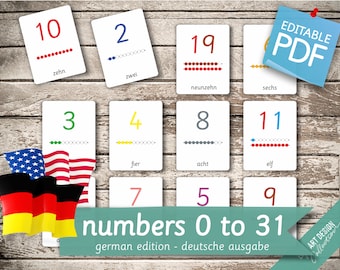 FARM ANIMALS German Printable Flashcards Three-part - Etsy