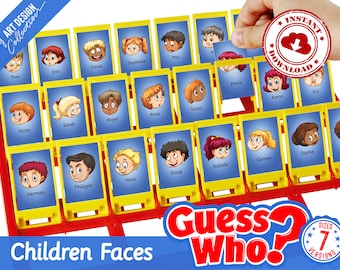 Guess Who Printable | Etsy