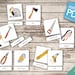TOOLS 40 Montessori Cards Flash Cards Nomenclature Flashcards Editable ...