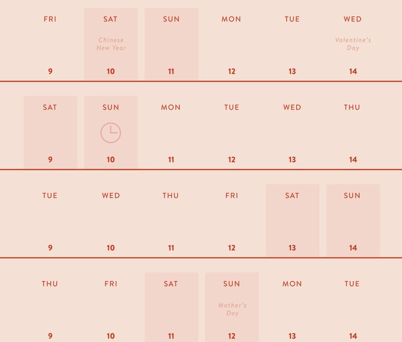 Printable 2024 Large Wall Calendar Digital Download Full Year Wall ...