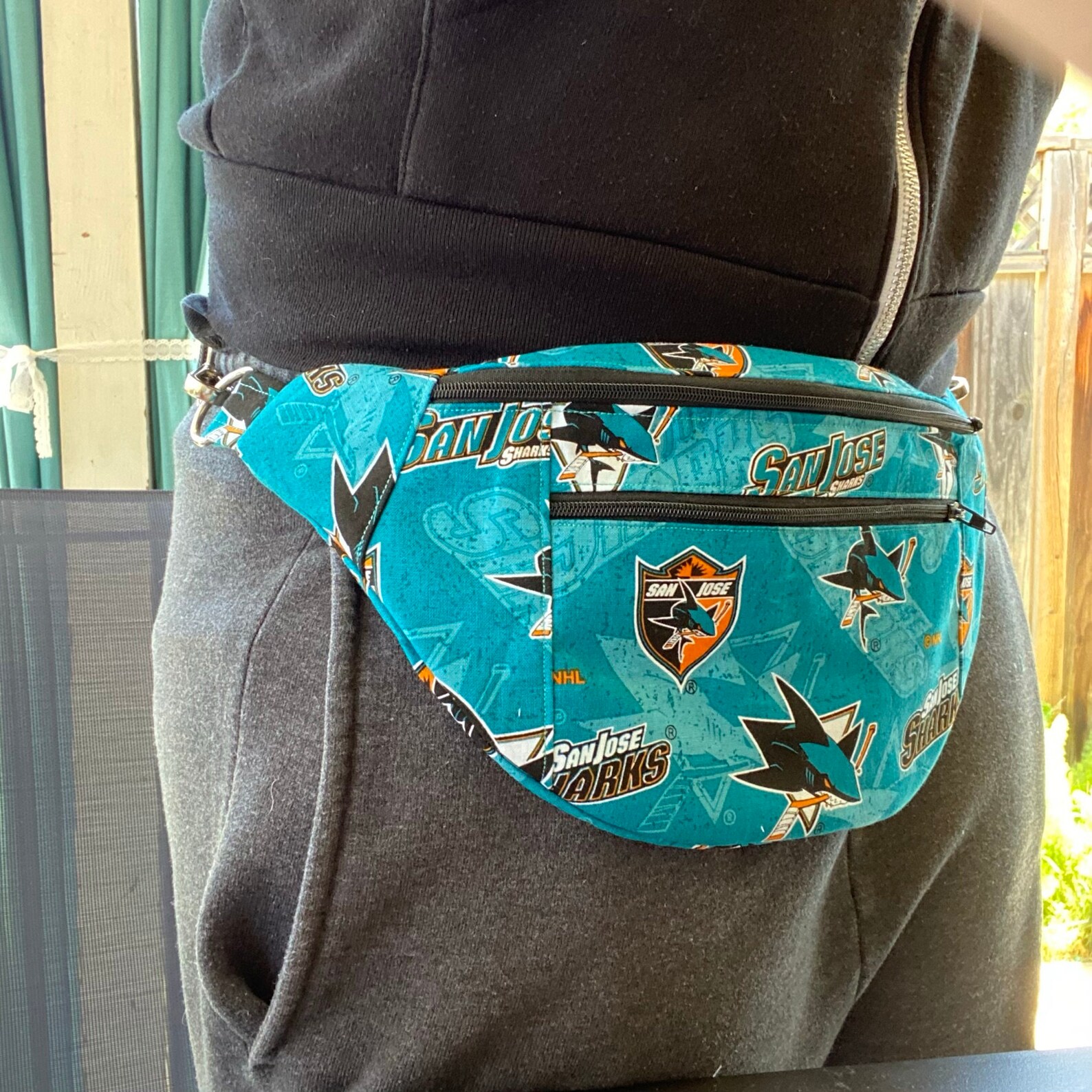 Ferris Fanny Pack/ Sharks/ Hockey/ San Jose/ Ready to Ship/ - Etsy