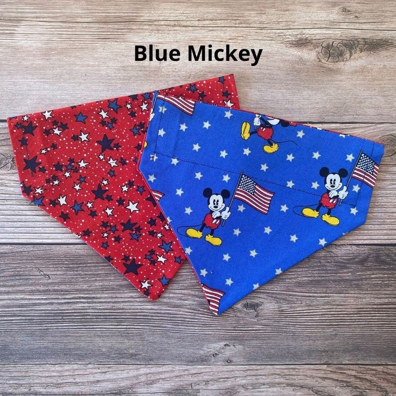 Fourth of July Dog Bandana/ Patriotic/ USA/ Double Sided/ Over | Etsy
