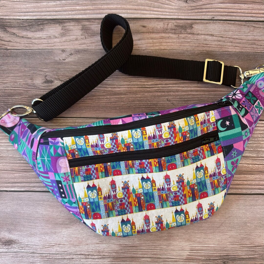 Ferris Fanny Pack/ Small World/ Fantasyland/ Colorful/ Ready to Ship ...