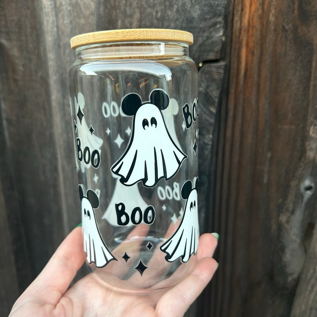 16oz Ghost/ Mickey/ Boo!/ Libby Can/ Ready to Ship/ Vinyl - Etsy