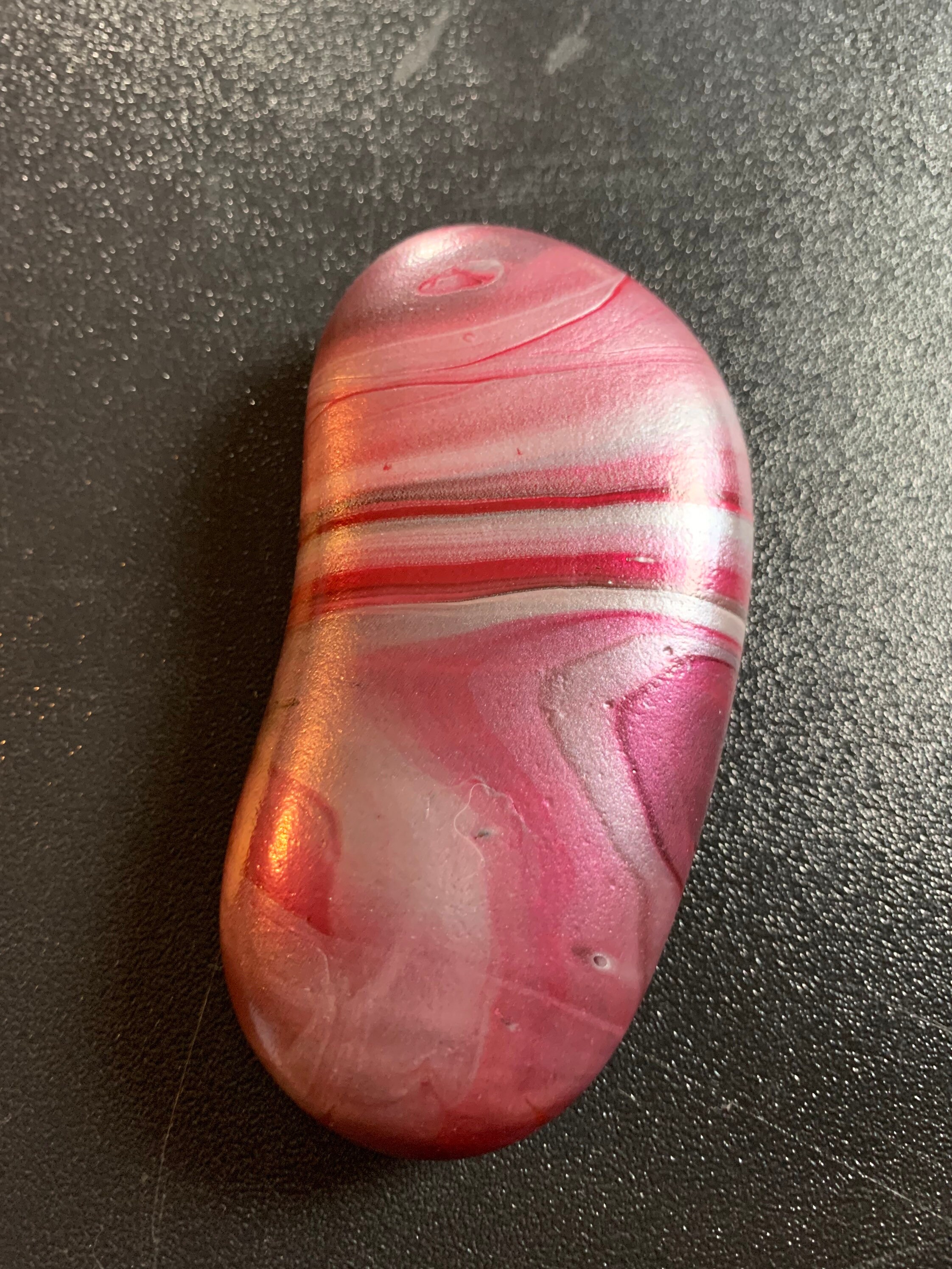 Paint Pouring Stones (aka Worry Stones) - Etsy