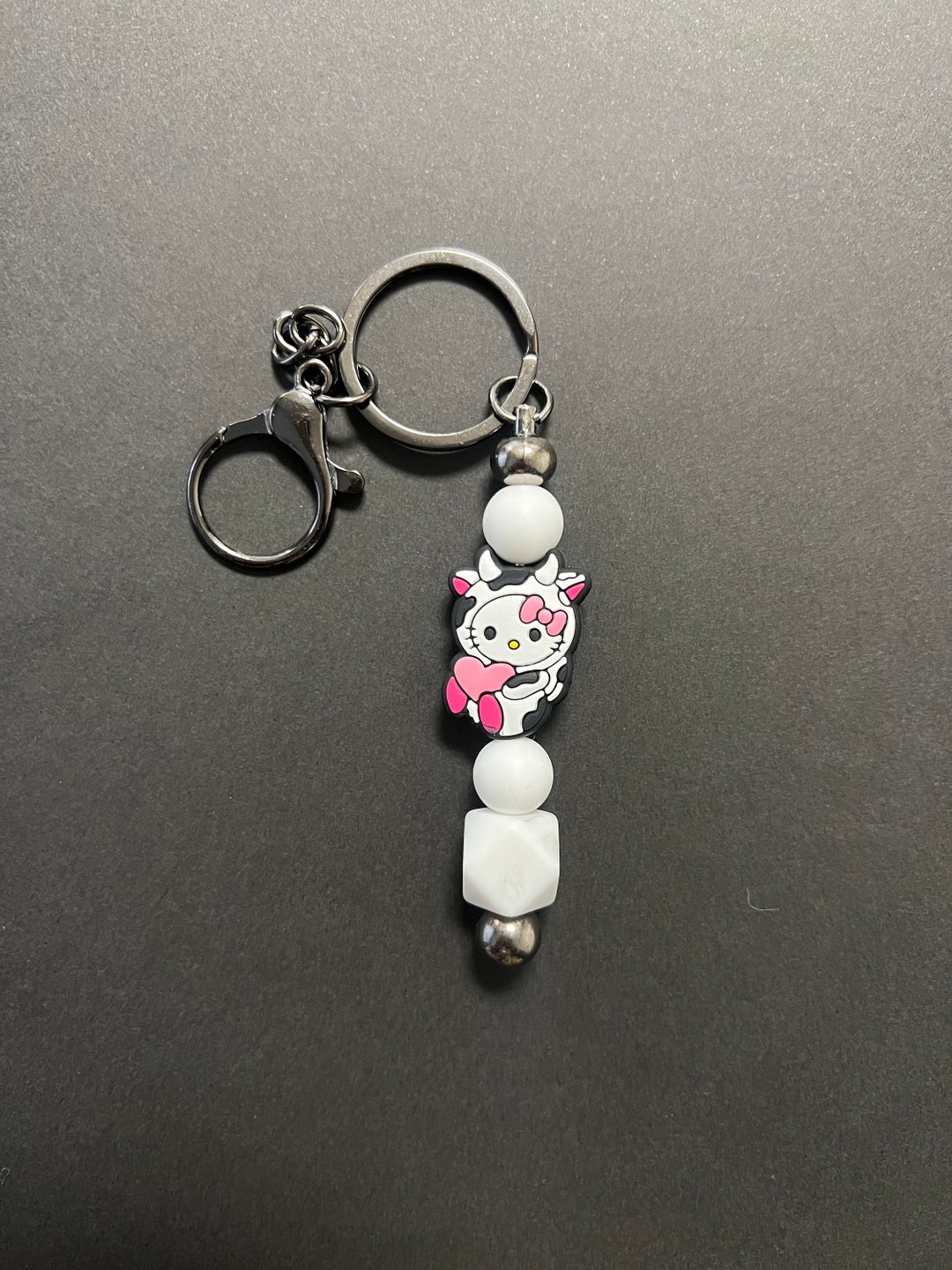 HK & Friends Focal Beads Keychain - Etsy